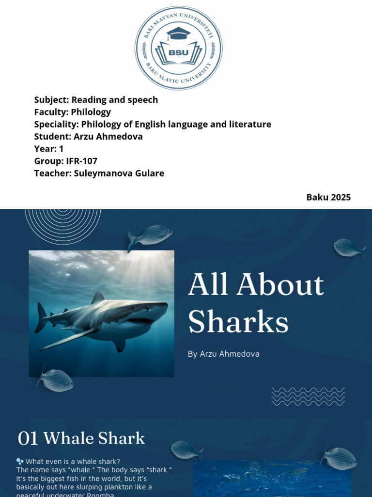 All About Sharks | PDF | Sharks | Zoology
