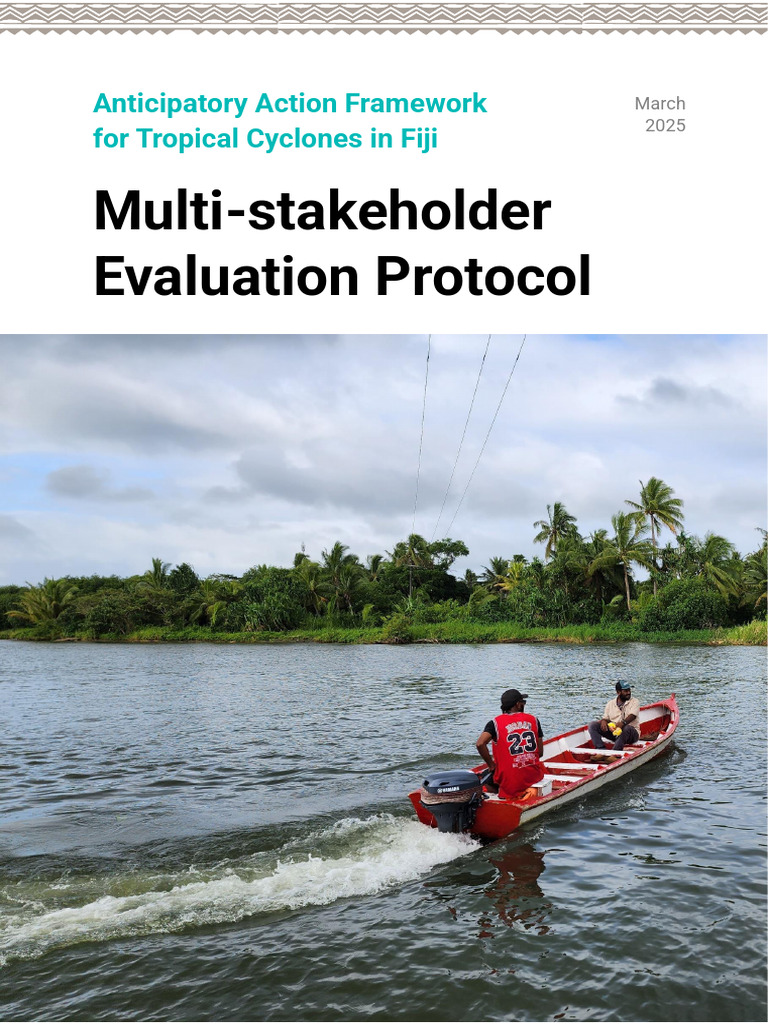Fiji AA Framework Evaluation Protocol | PDF | Climate Resilience ...