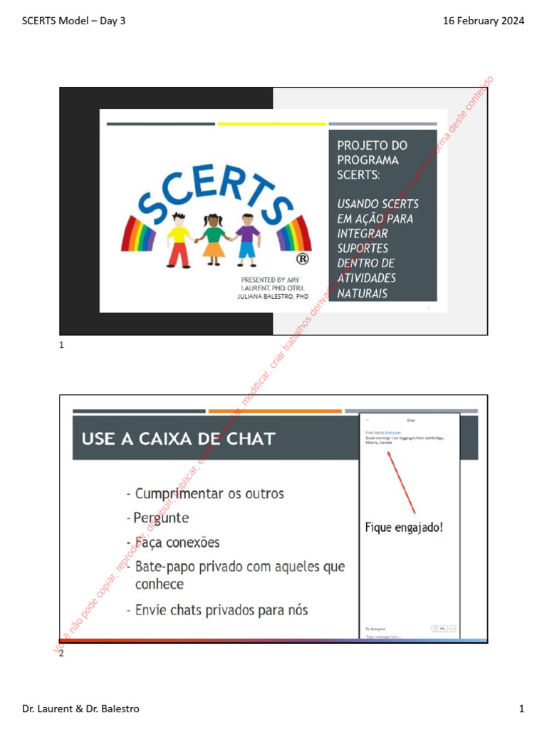 SCERTS Model: Observación y Planificación | PDF