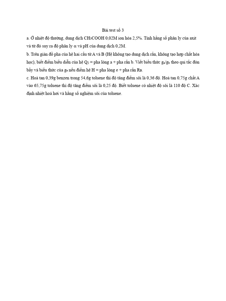 Bài Test Số 3 - nhóm - 2 | PDF