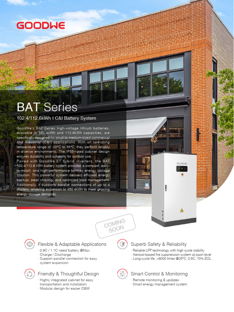 GW - BAT 100K - Datasheet - EN - (Draft Version) - Read - 250228 - D2.1 | PDF | Electric Power ...
