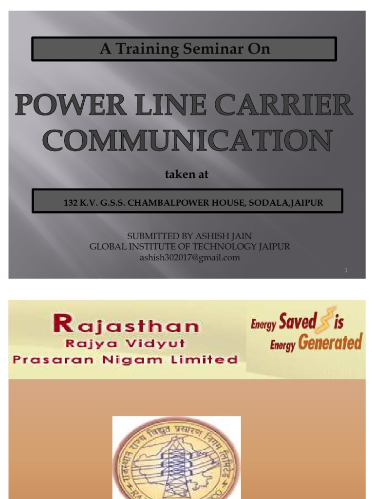 On Power Line Carrier Communication | PDF | Transmission Line ...