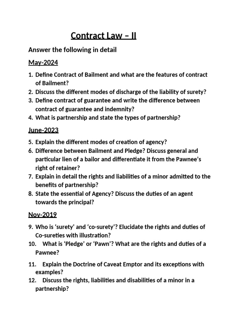 Brief Contract 2 | PDF | Guarantee | Surety