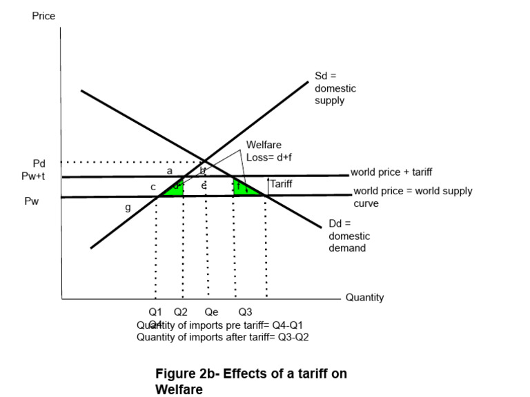 Tariff Impact on Domestic Welfare Analysis | PDF