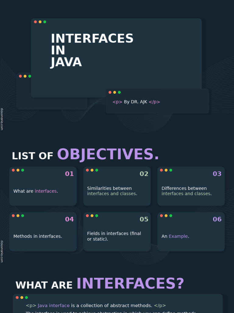 Lecture Iii Interfaces In Java Pdf Class Computer Programming Method Computer