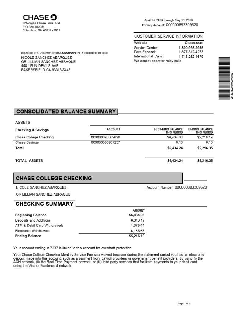 Nicole Bank Statement May - Unlocked | PDF | Debit Card | Transaction Account