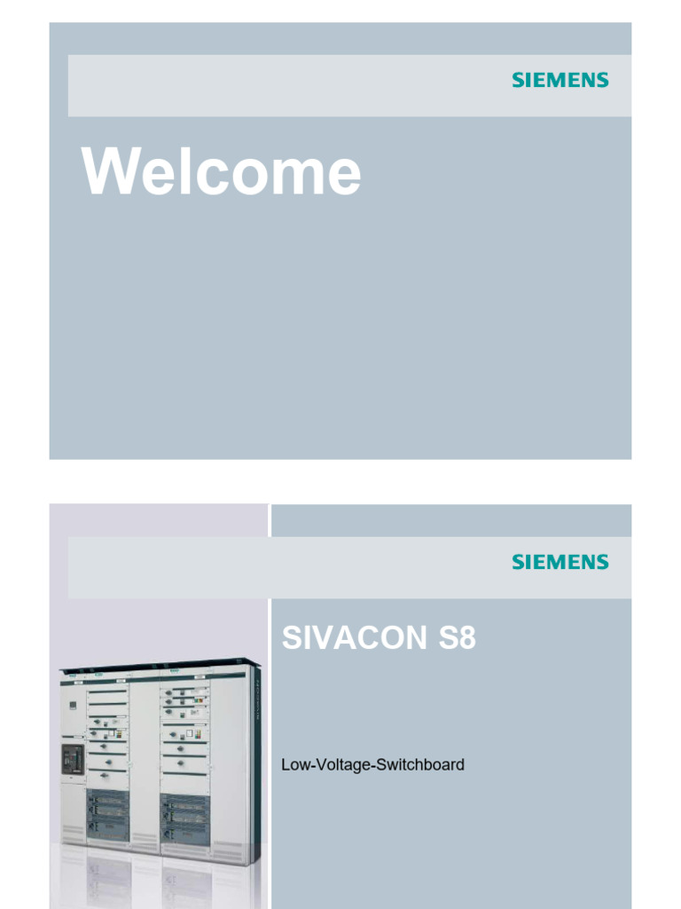 SIVACON S8 Low-Voltage Switchboard Guide | PDF | Insulator (Electricity ...