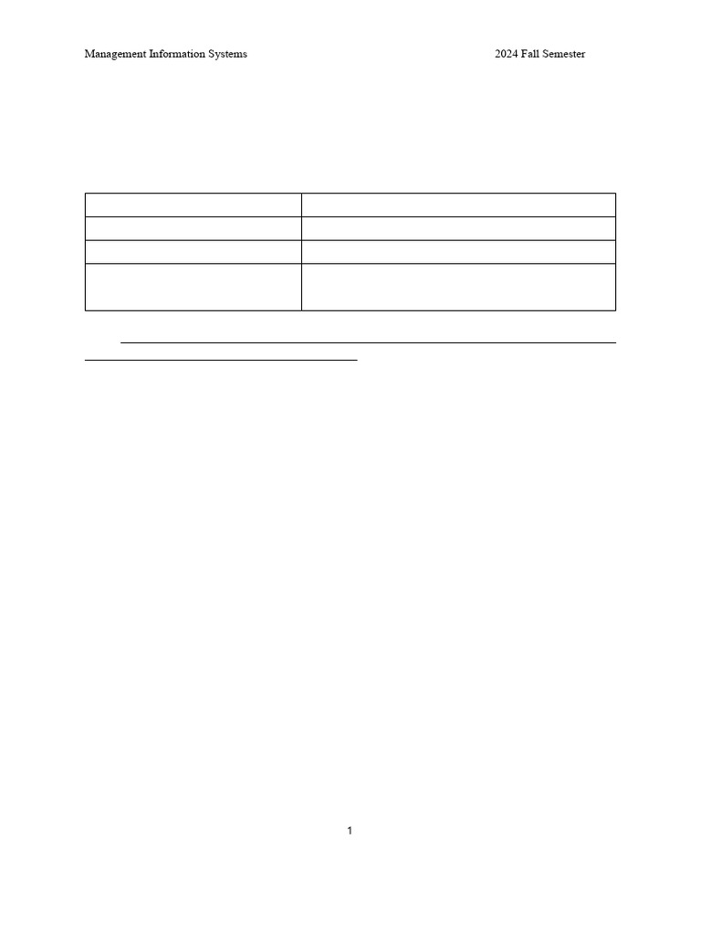 Management+Information+System Syllabus 240726 | PDF | Academic ...