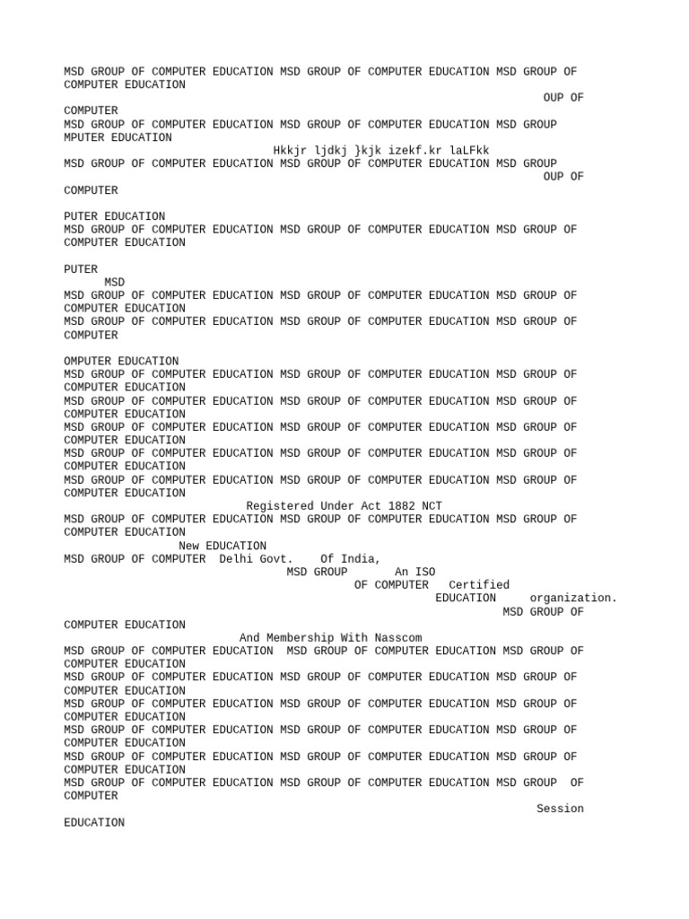 Adca Marksheet I | PDF