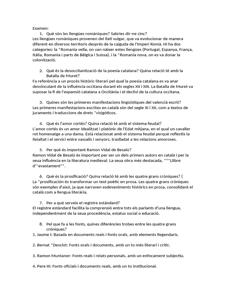 Examen Valen 1 Trimestre | PDF