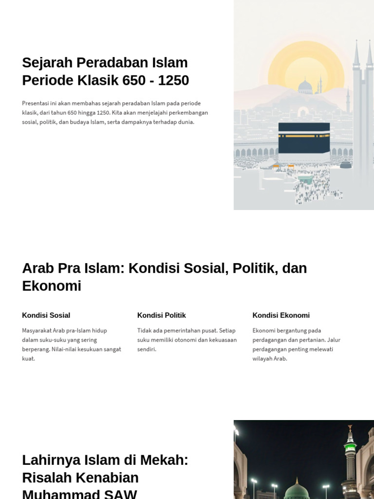 Sejarah Peradaban Islam Periode Klasik 650 1250.Pptx 20250211 230549 ...
