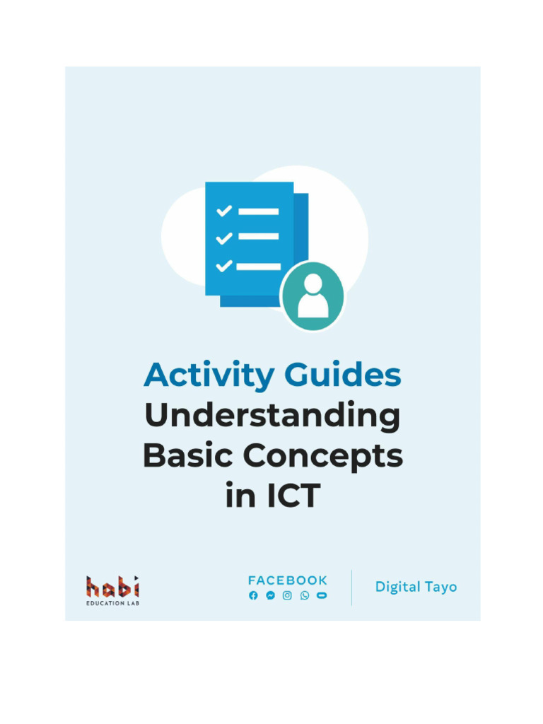 Understanding Basic Concepts in ICT | PDF | Educational Technology | Teachers