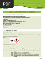 FISPQ-Scott Spray 400ml | PDF | Primeiros socorros | Queimadura