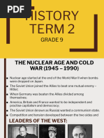 Cold War Arms and Space Race Overview | PDF | Intercontinental ...