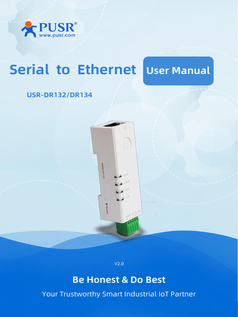 USR-DR134 User Manual Overview | PDF | Ip Address | Port (Computer ...
