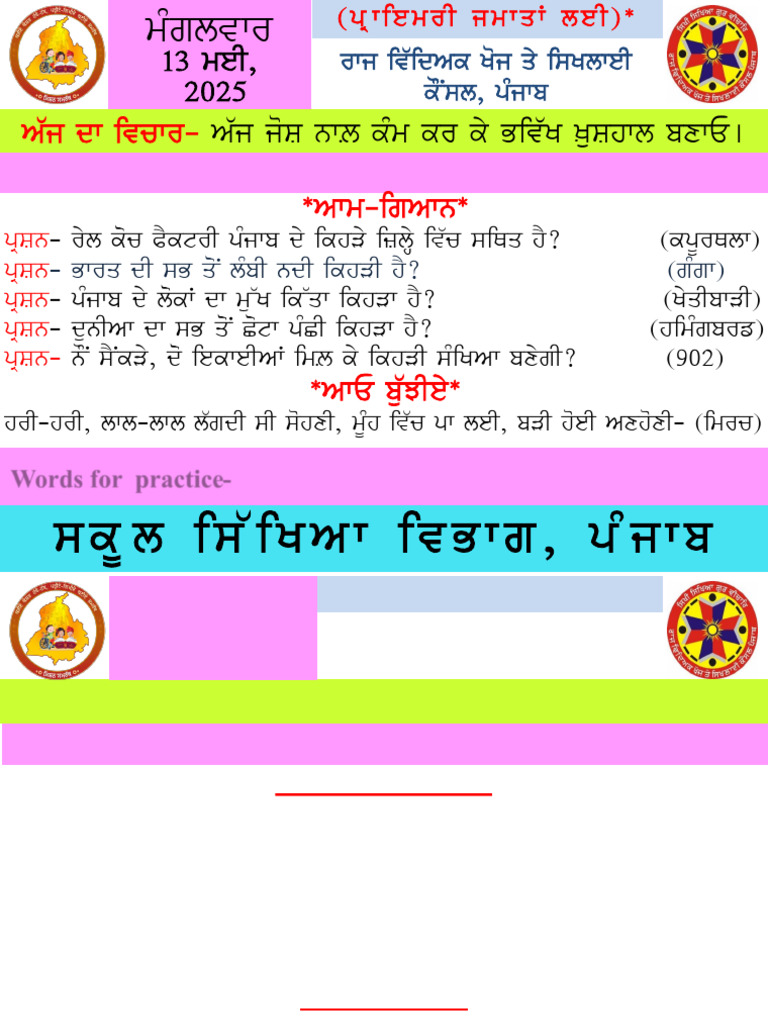 Morning Slide 13.05.2025 | PDF