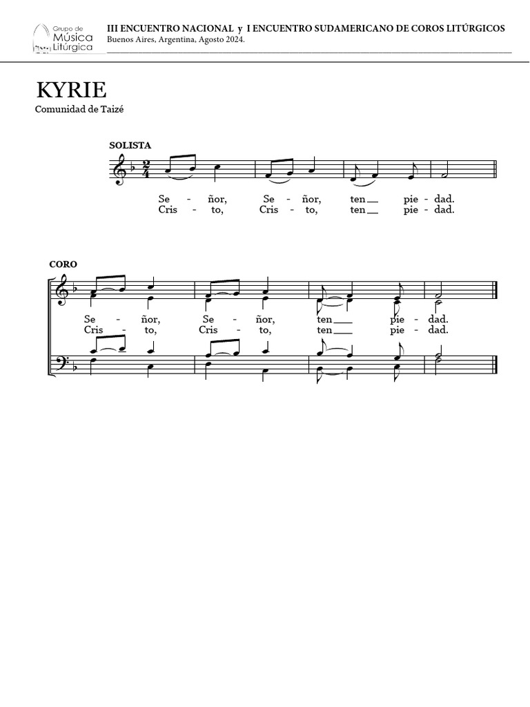 02 Kyrie Taize | PDF
