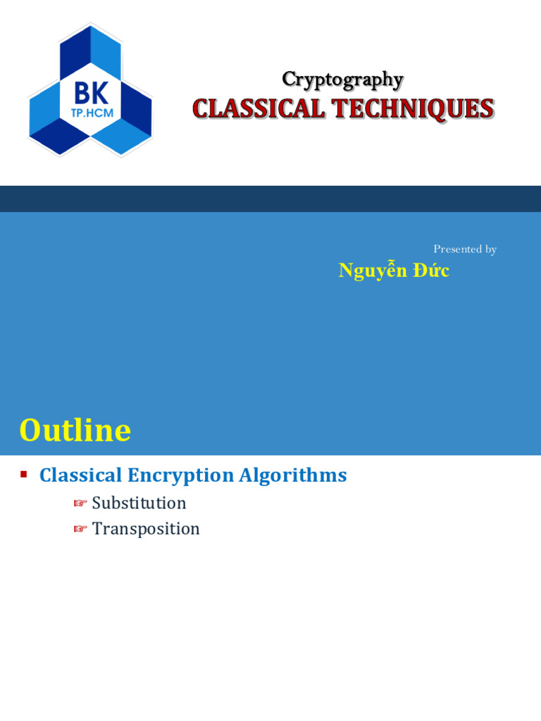 Classical Encryption Techniques | PDF | Cipher | Cryptography