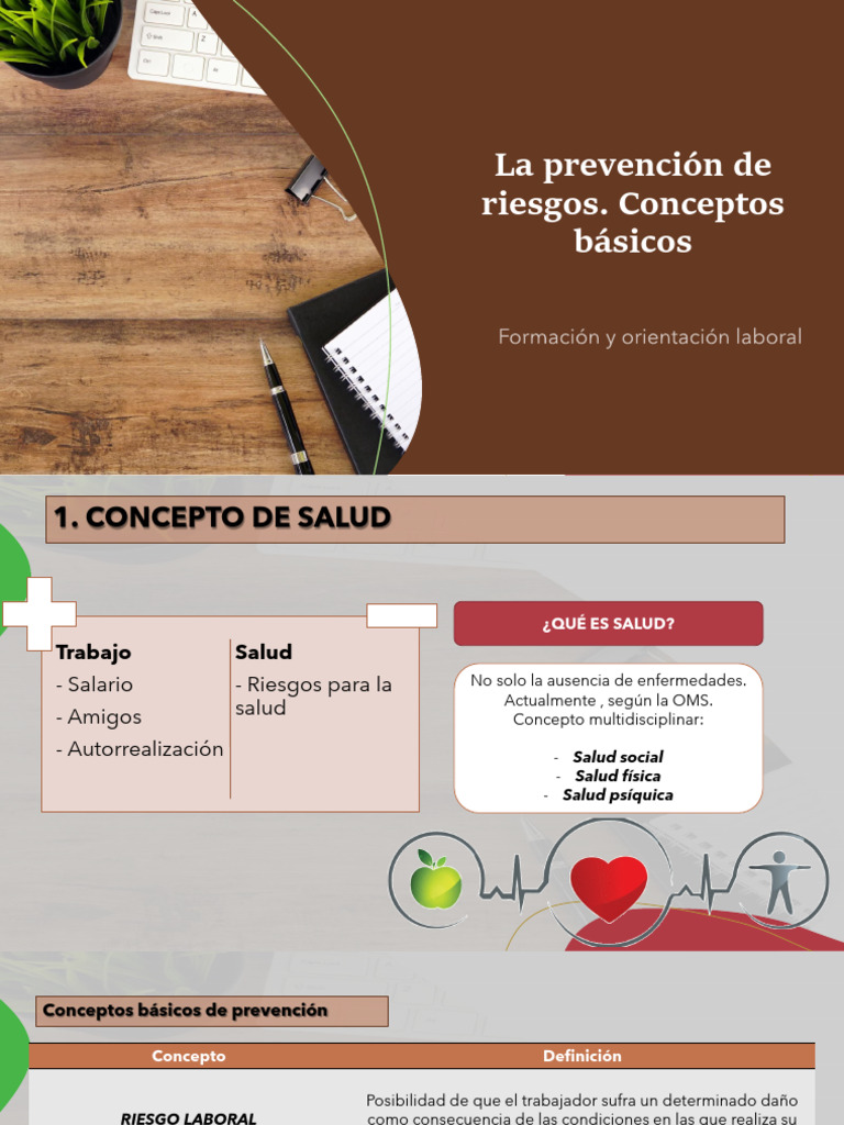 Tema PRL. Conceptos Básicos 1 | PDF