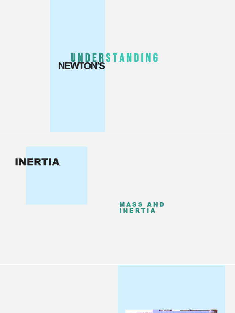 Understanding First Law of Motion | PDF | Inertia | Force