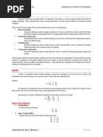 Mathcad Basics for Students | PDF | Matrix (Mathematics) | System Of Linear Equations