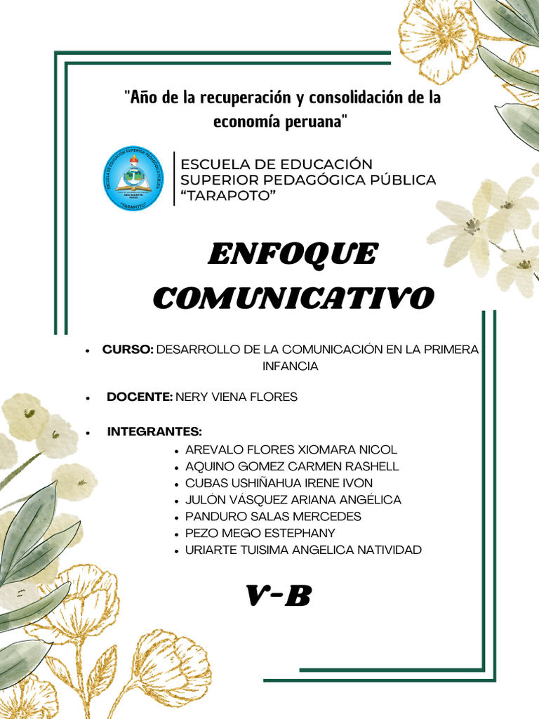 Enfoque Comunicativo | PDF