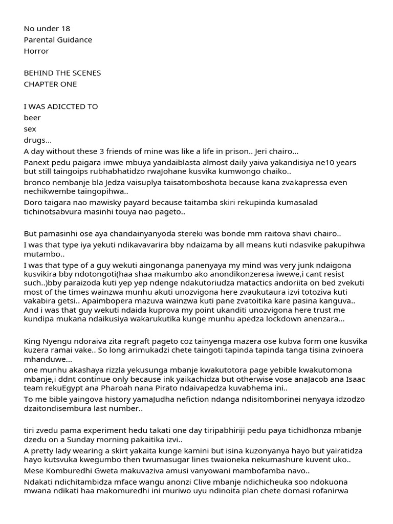 --Behind the Scenes | PDF | Religious Belief And Doctrine