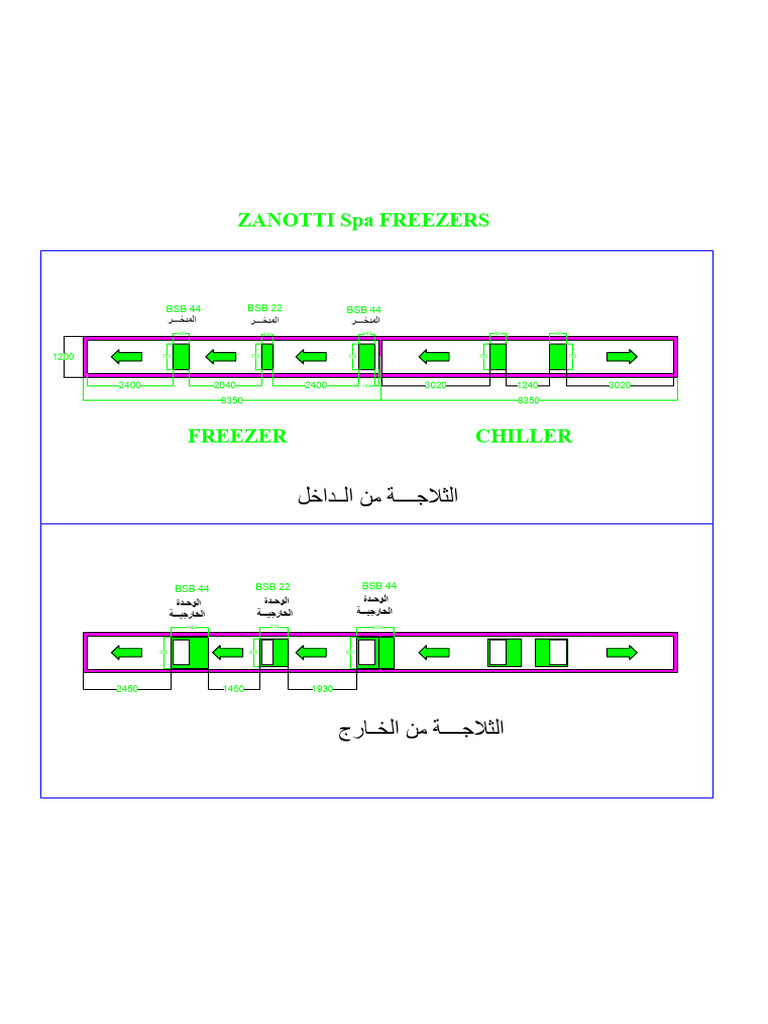 Zanotti Machine (Freezers + Chillers) | PDF