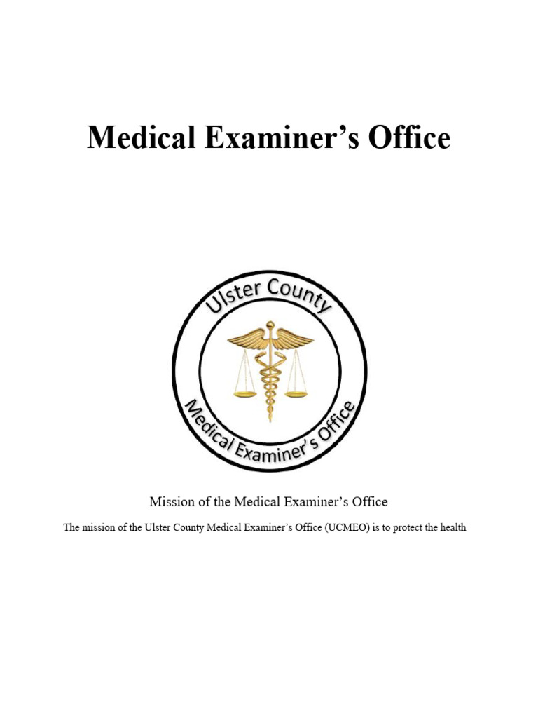 Ulster County Medical Examiner FAQs | PDF | Coroner | Autopsy