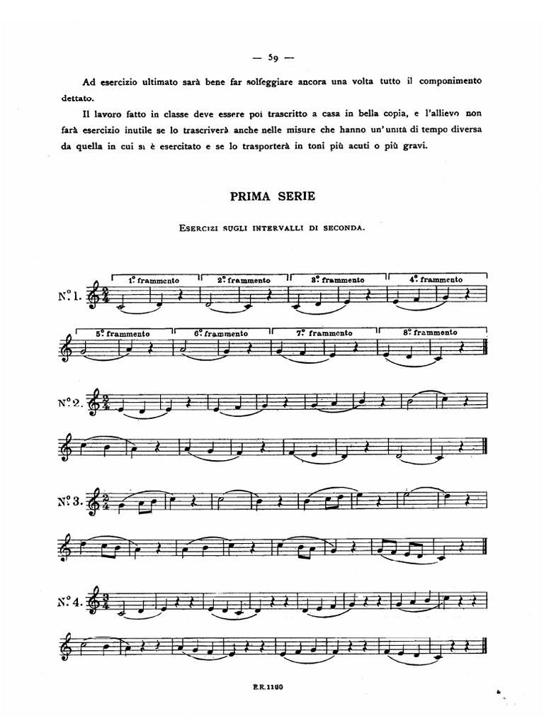 Serie 1 Pozzoli Ritmico Melodico | PDF