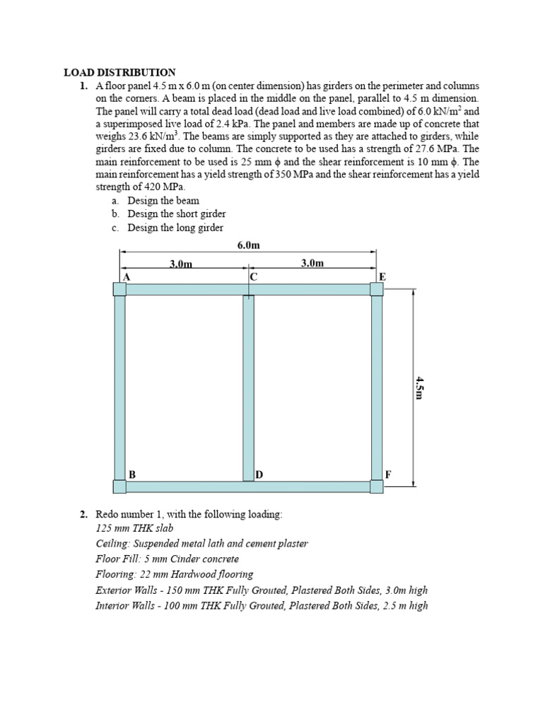 Load Distribution and Structural Design | PDF