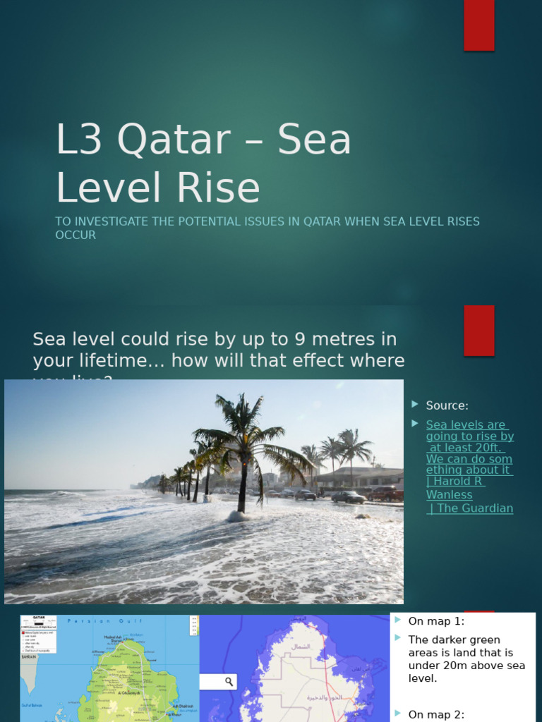 L3 Qatar Sea Level Rise-1 | PDF