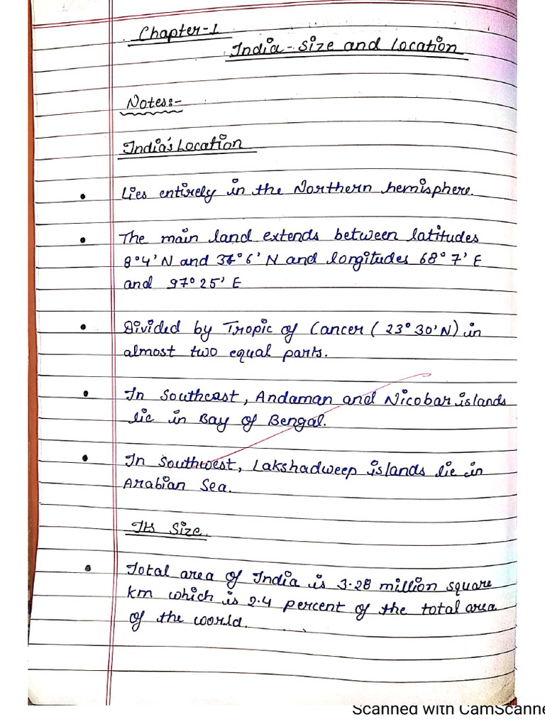 Geography ch1 Notes | PDF
