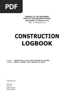 Construction Logbook Sheet - Residential Building | PDF | Carpentry ...