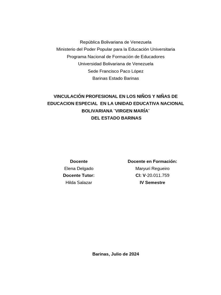 Informe Maryuri | PDF | Salón de clases | Enseñando