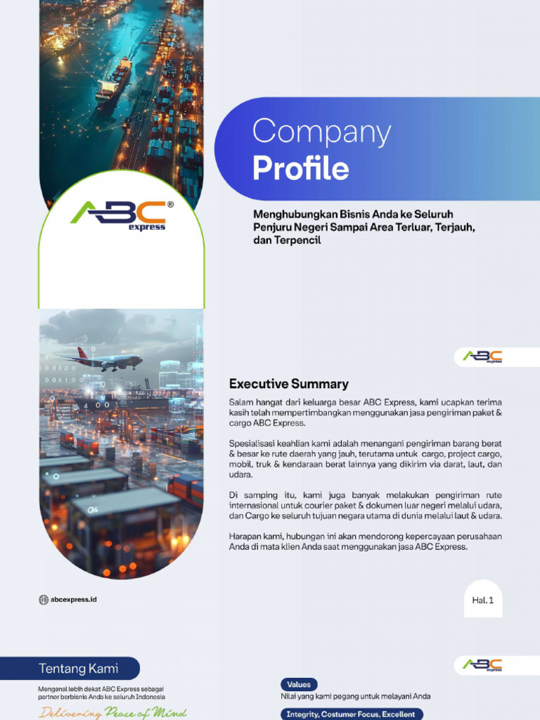 Company Profile - ABC Express Cargo - Compressed | PDF