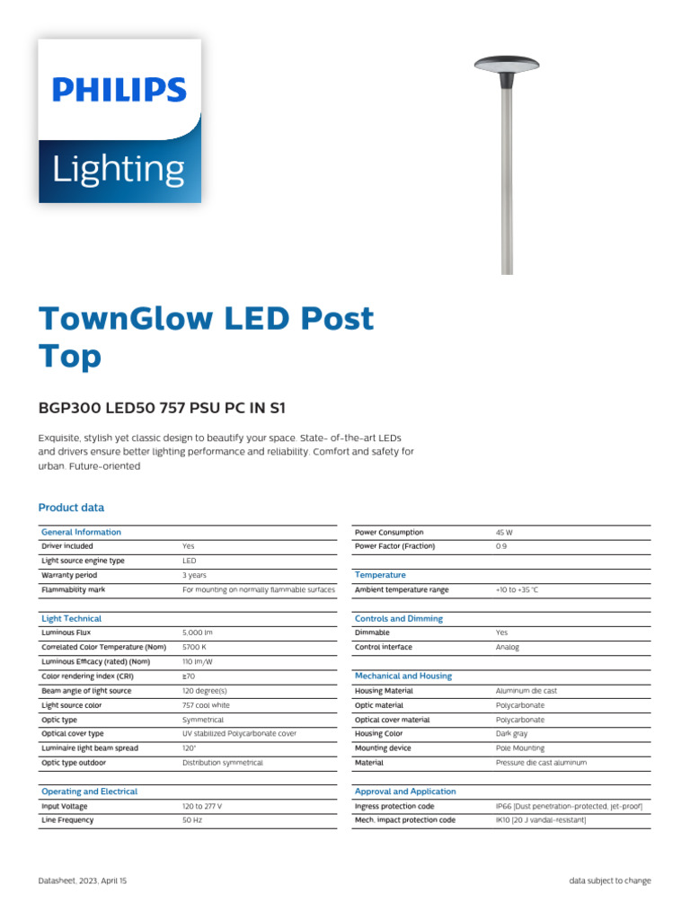 BGP300 Led50 757 Psu PC in S1 | PDF | Power Supply | Lighting