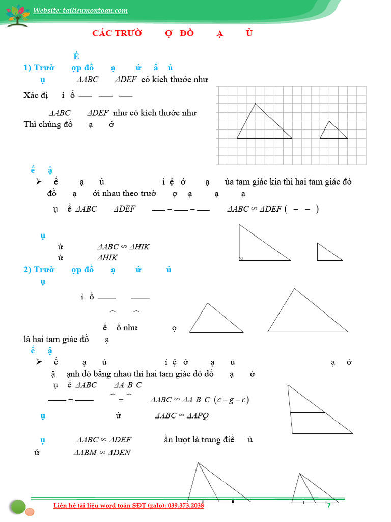 Tam Giác Đ NG D NG | PDF