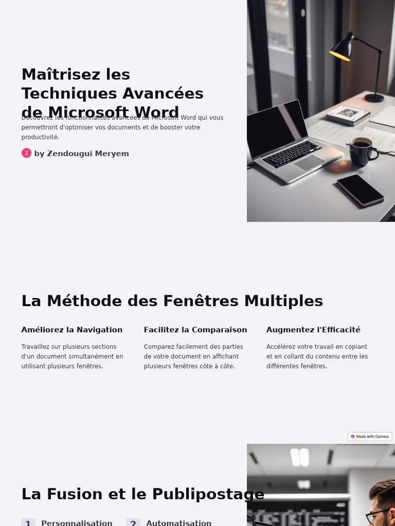 Techniques Avancées de Microsoft Word | PDF