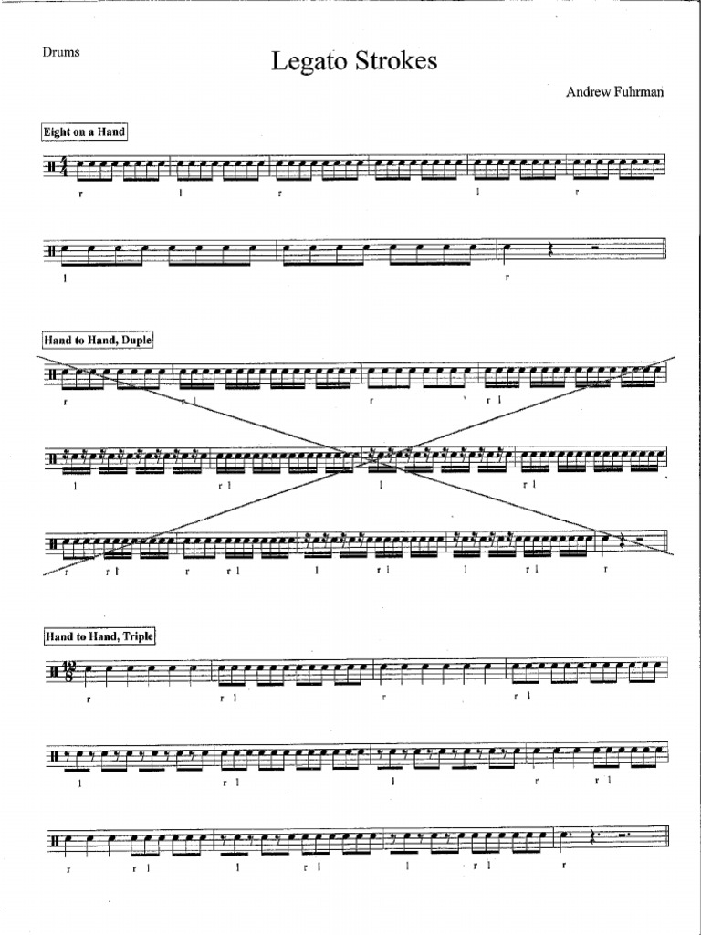 Drumline Lesson Warmups | PDF
