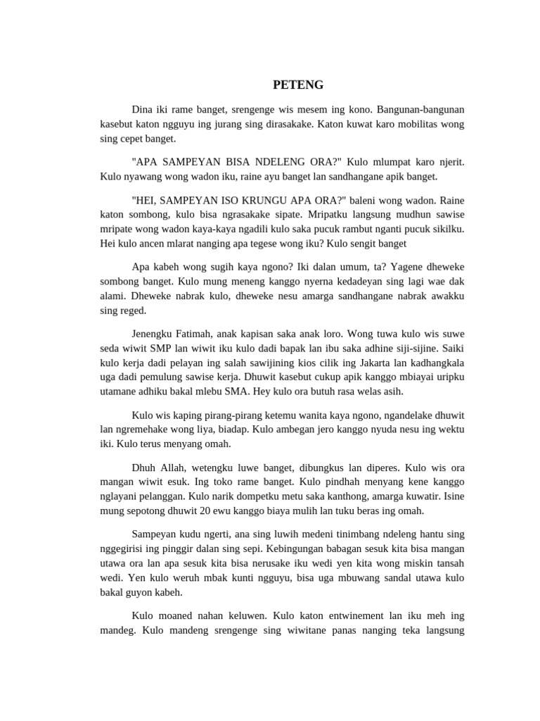 Teks Bahasa Jawa | PDF