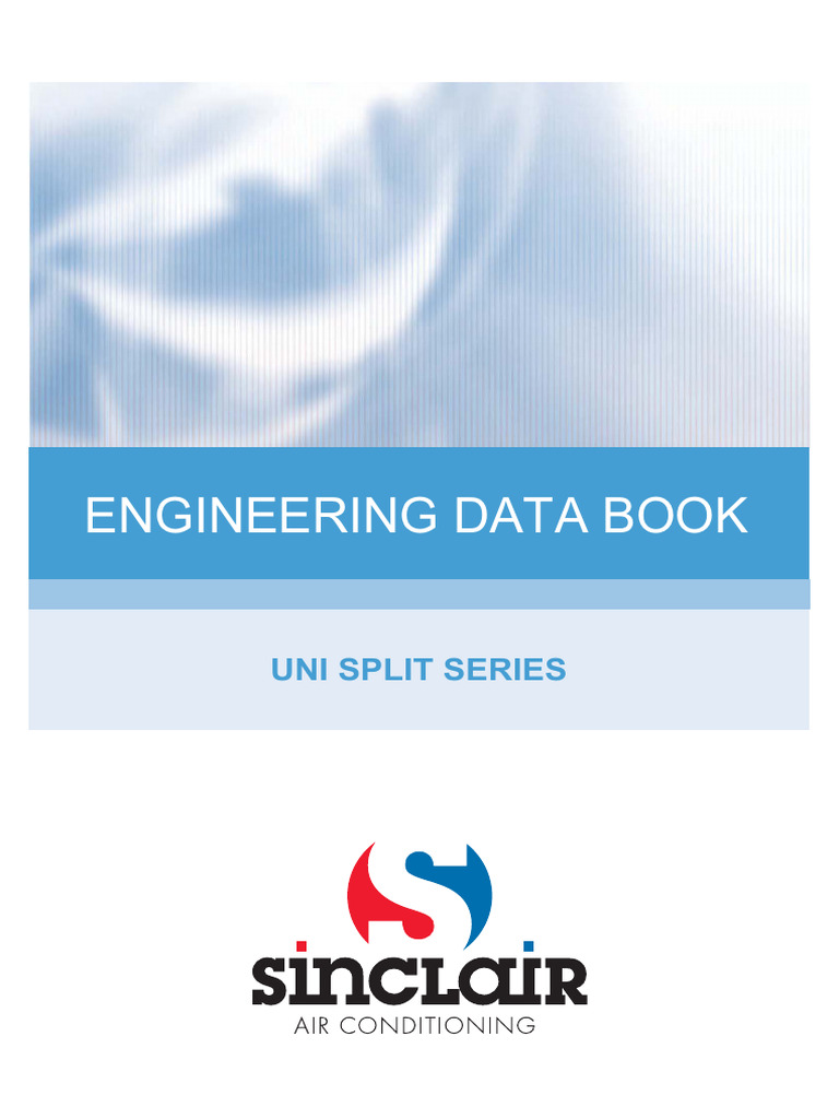 sinclair-engineering-data-book-uni-split-series-en | PDF | Non ...