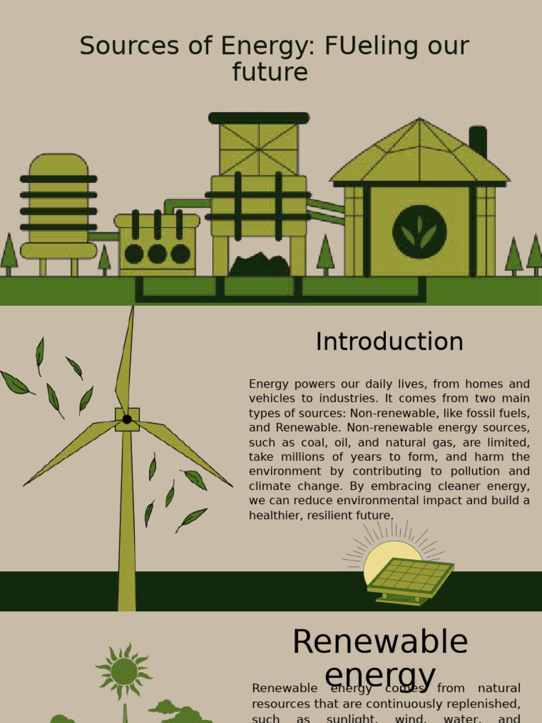 Energy Sources: Renewable vs Non-Renewable | PDF | Nuclear Power ...