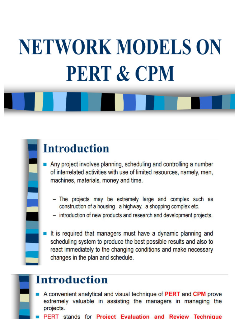 Pert Cpm. 1 | PDF
