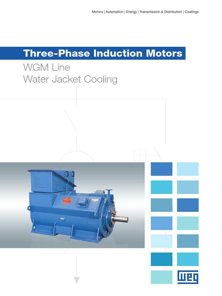 WEG Water Jacket Cooled Motor 50022887 Brochure English | PDF ...