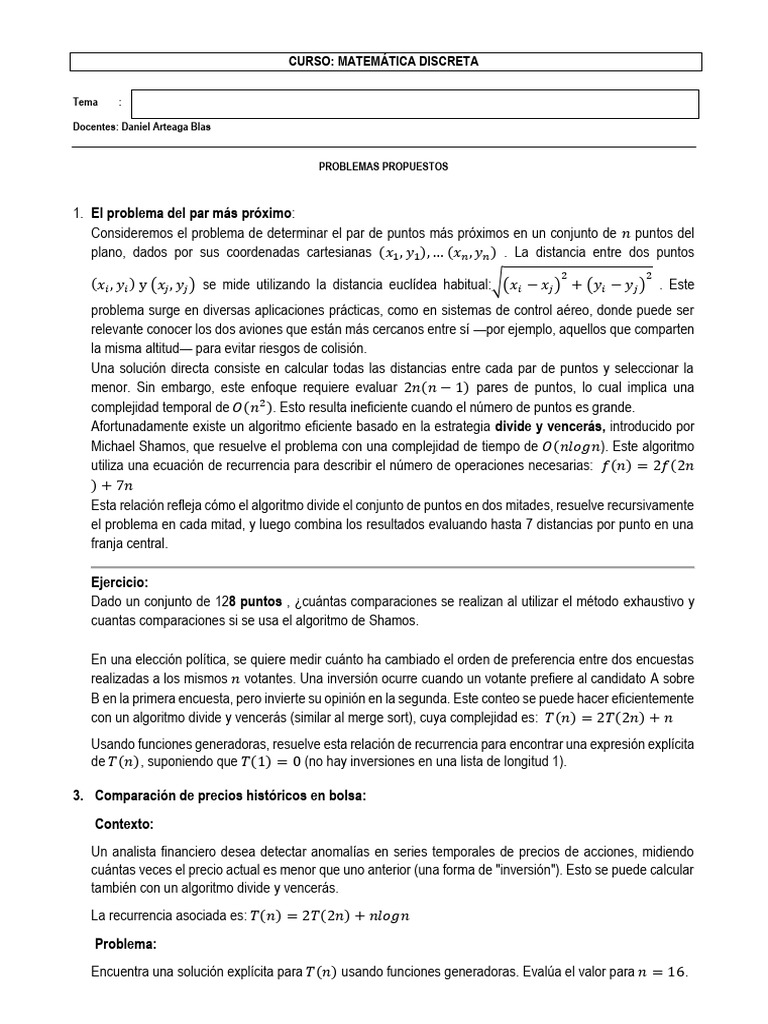 Practica 4 VF | PDF | Algoritmos | Matemáticas Aplicadas