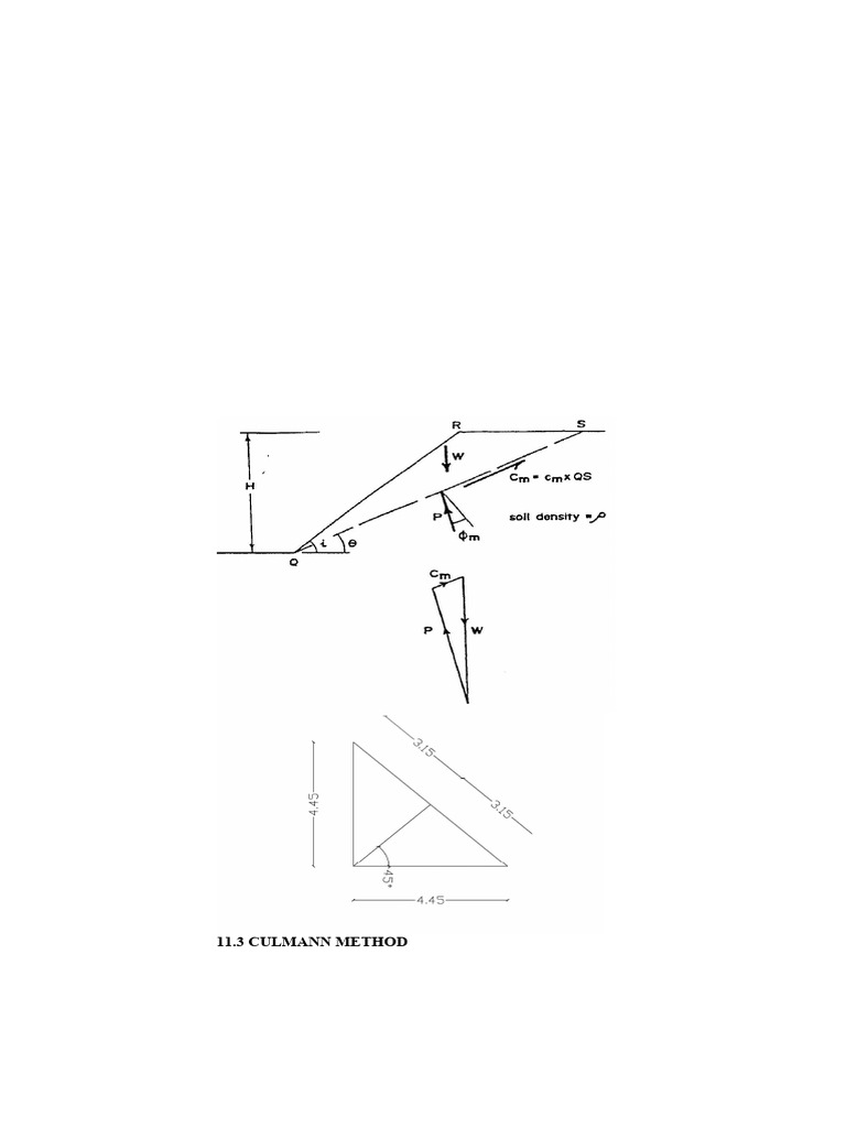 Slope Stability Calculation | PDF