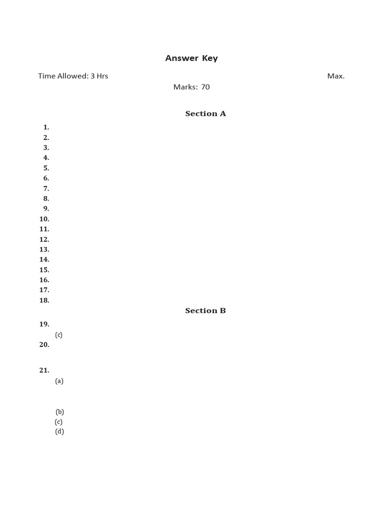 Aps DC Sample Paper 1 Xii 2025 Ans Key | PDF | Heart | Friction