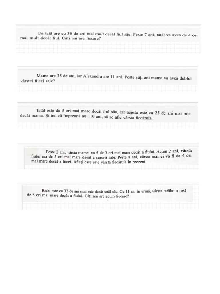 Problem Ecu Varste | PDF