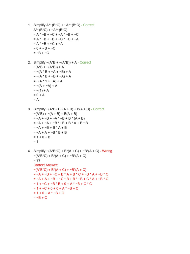 ACSL Contest 3 Homework 3 | PDF